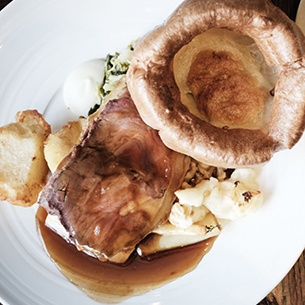 Food at The Pilot Pub & Restaurant, Chiswick